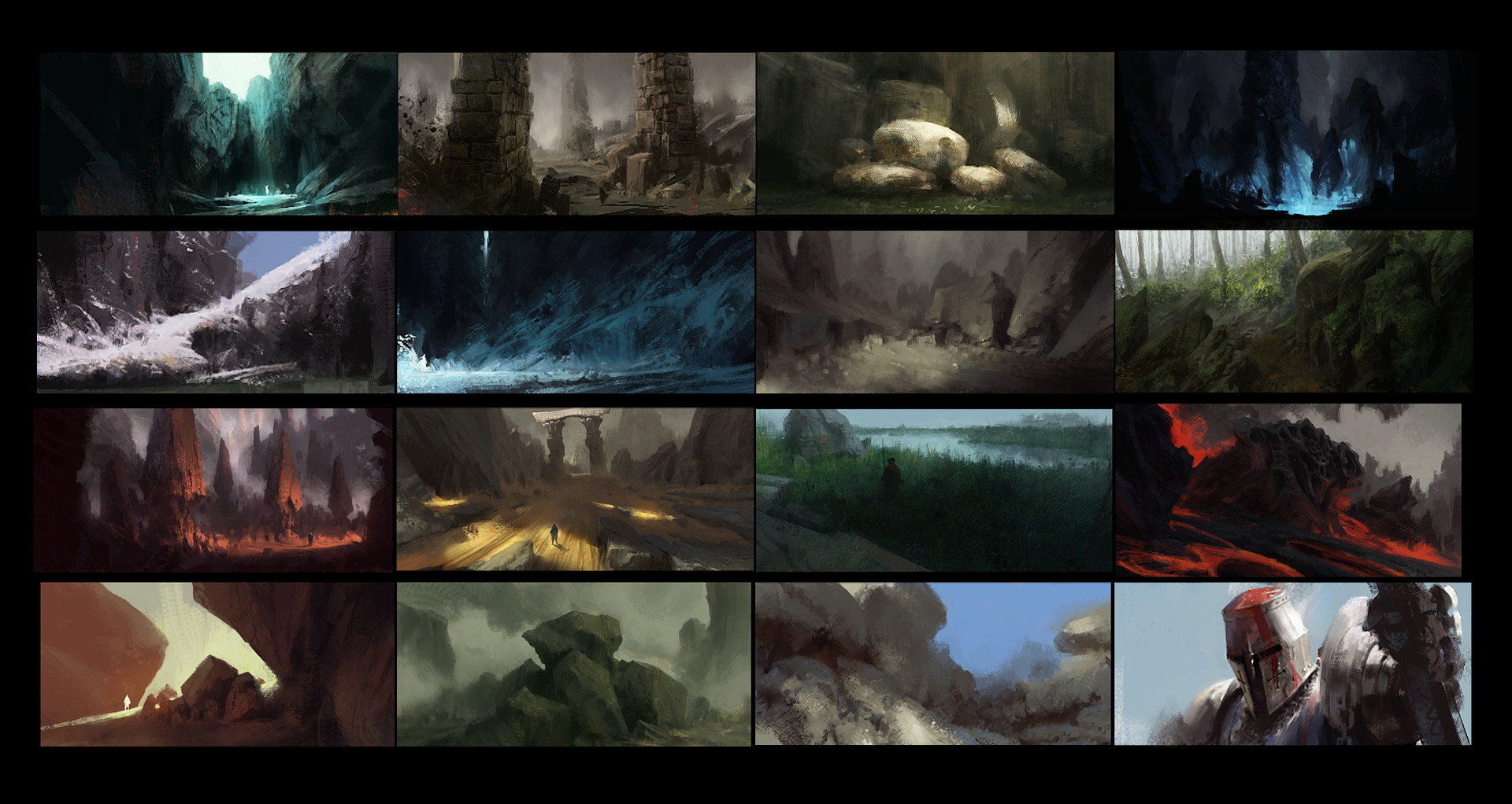 ArtStation - #Environment Thumbnails