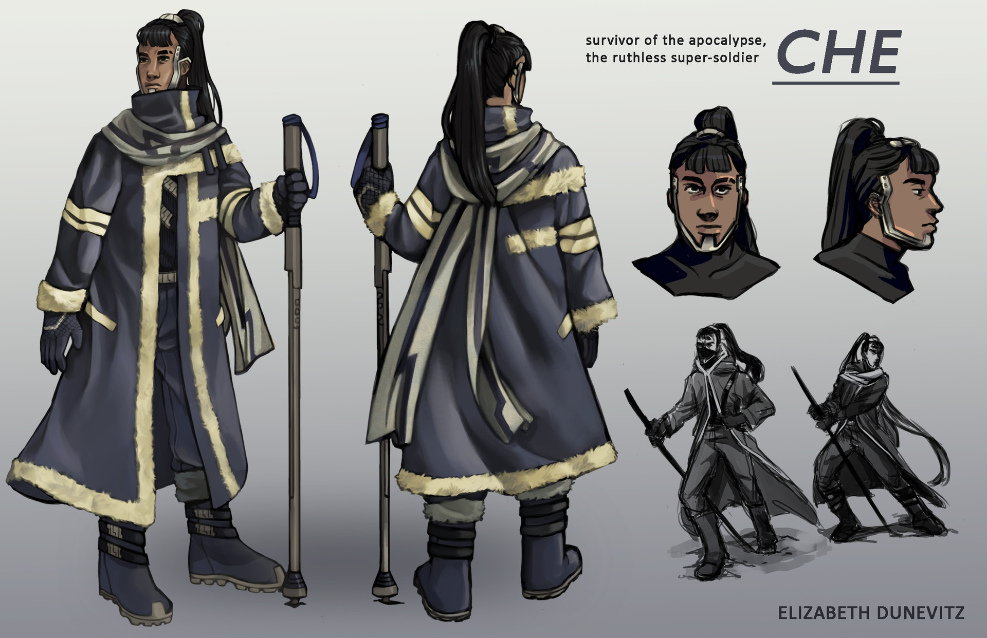 ArtStation - Character Sheet, Che