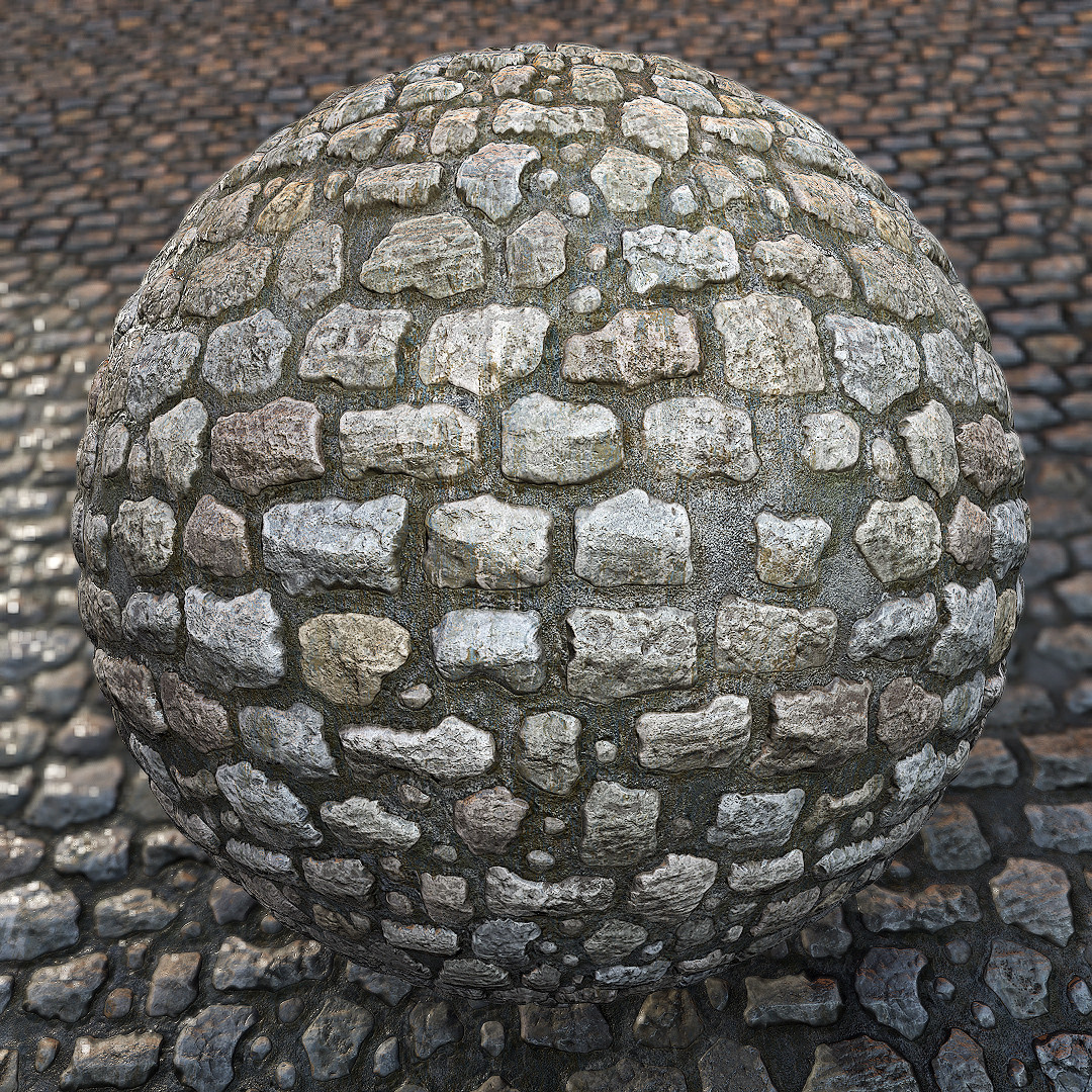 ArtStation - Medieval Stone Wall - Procedural Material