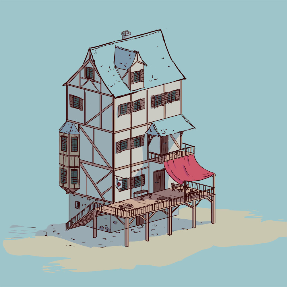 ArtStation - Buildings Sketches #1