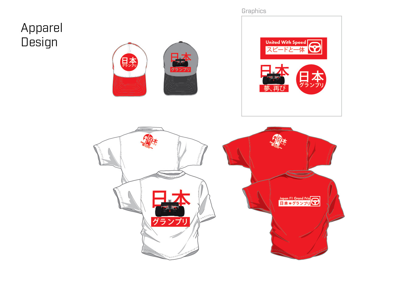 Arthur Tam - Formula 1 GP Suzuka Poster & Branding Design