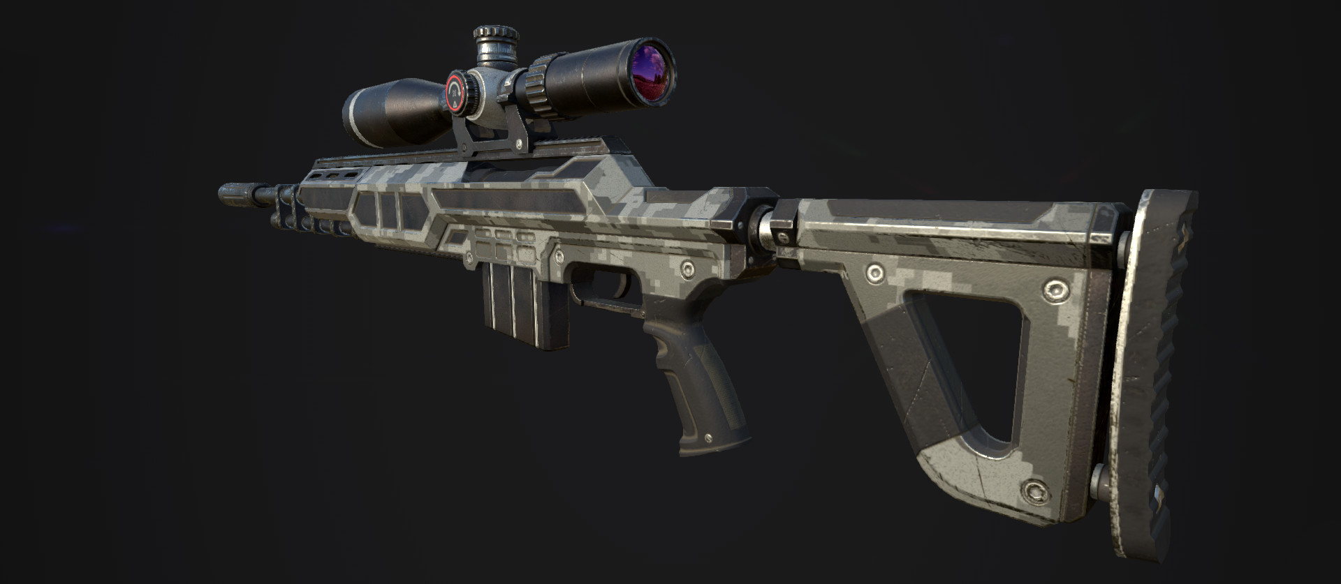 Nikola Jankovic - Futuristic rifle with zoom lenses A.K.A. Sci Fi ...