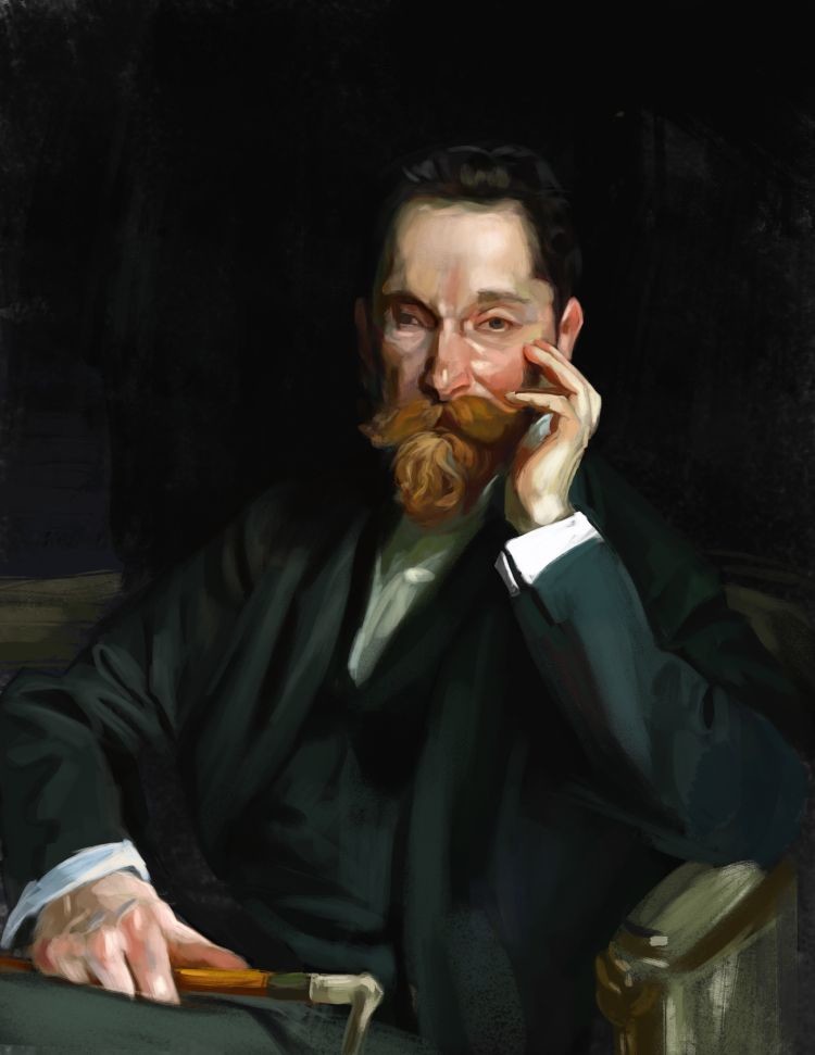 ArtStation - Man portrait stady