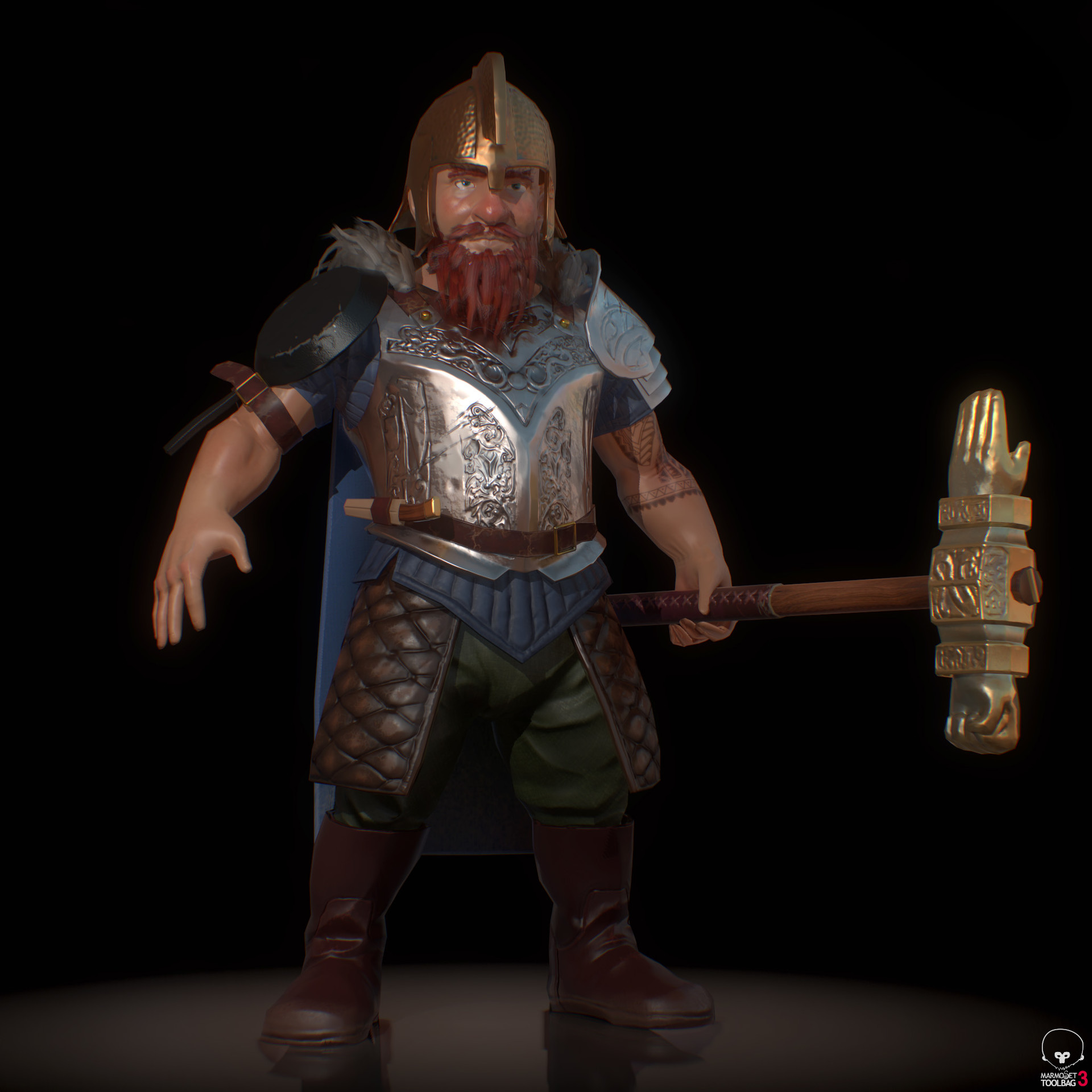 ArtStation - Dwarf game character