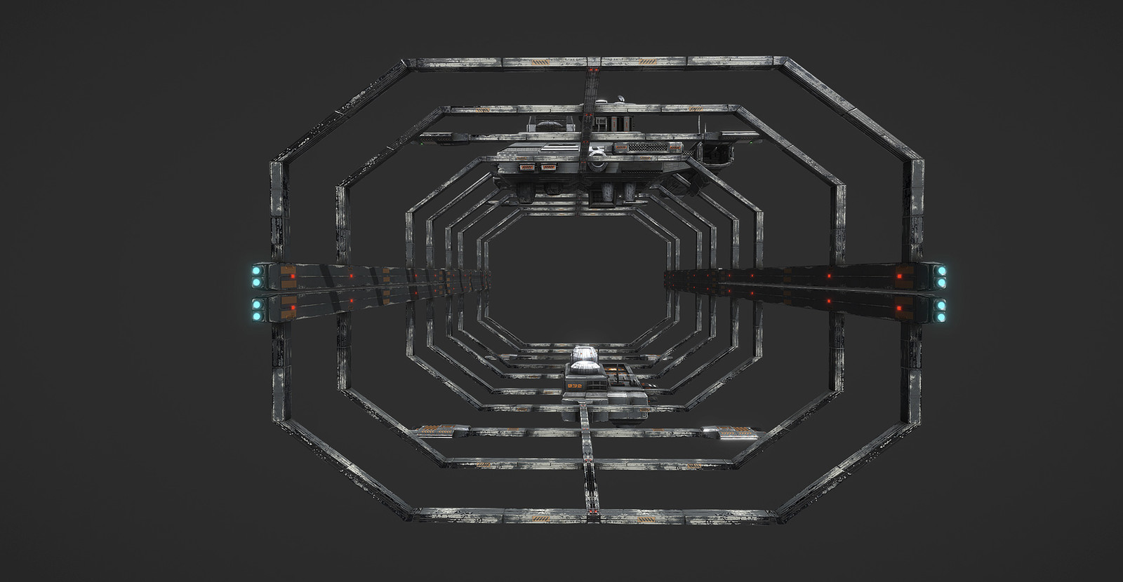 Shaun Williams - Sci-fi Shipyard - Mid Poly