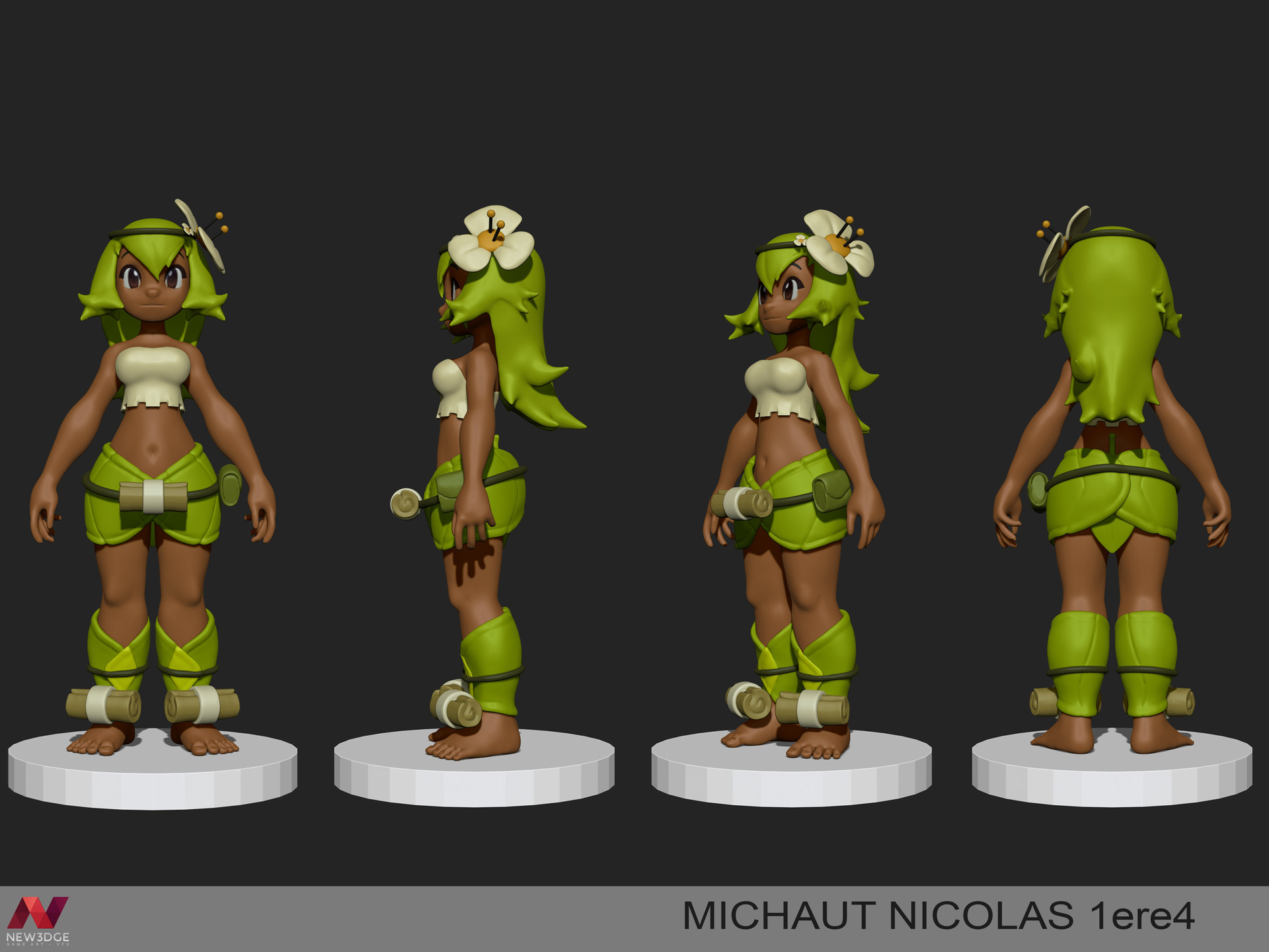 ArtStation - Amalia -3D Character Practice