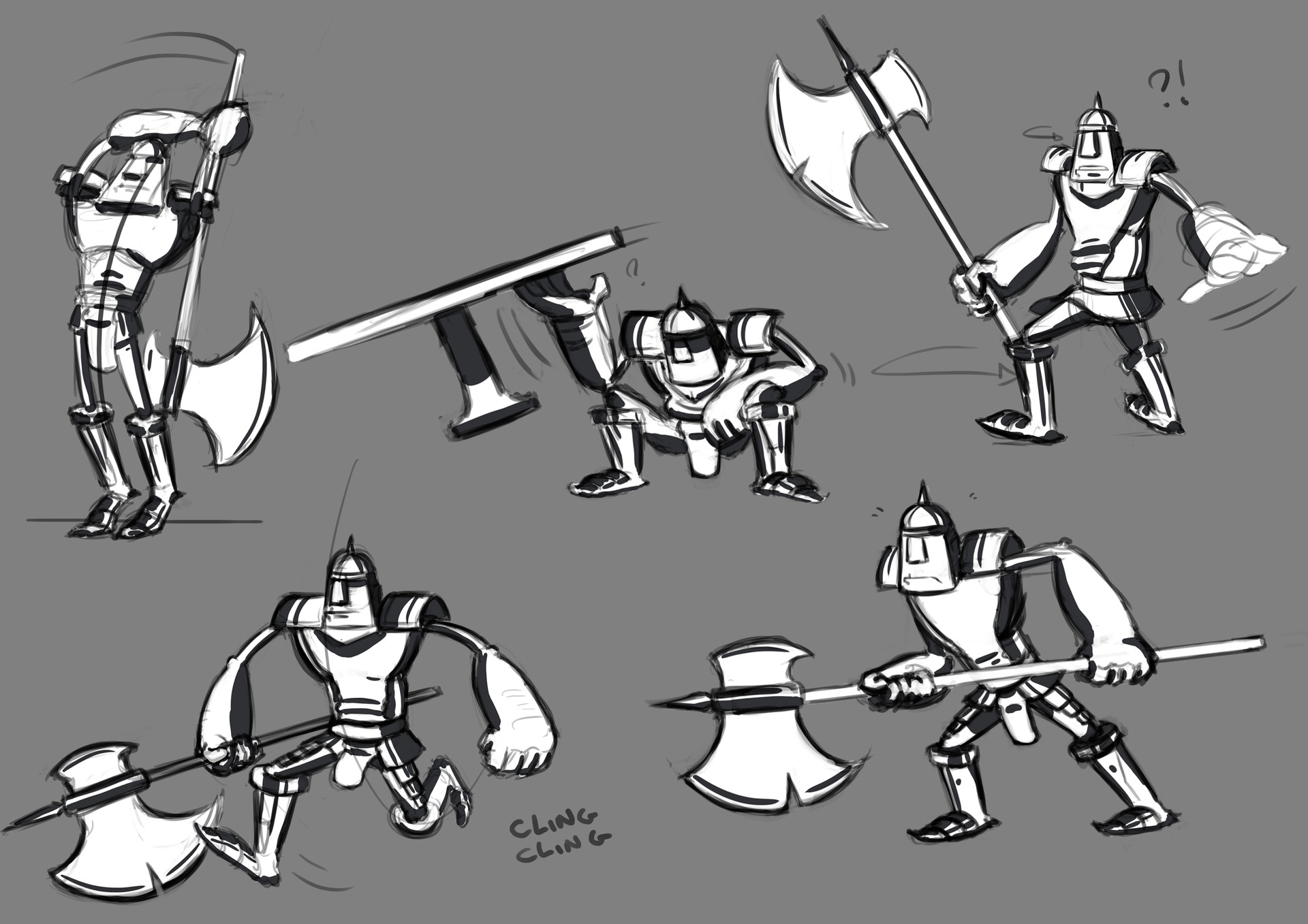 Quentin Augier - Guard Concept Art