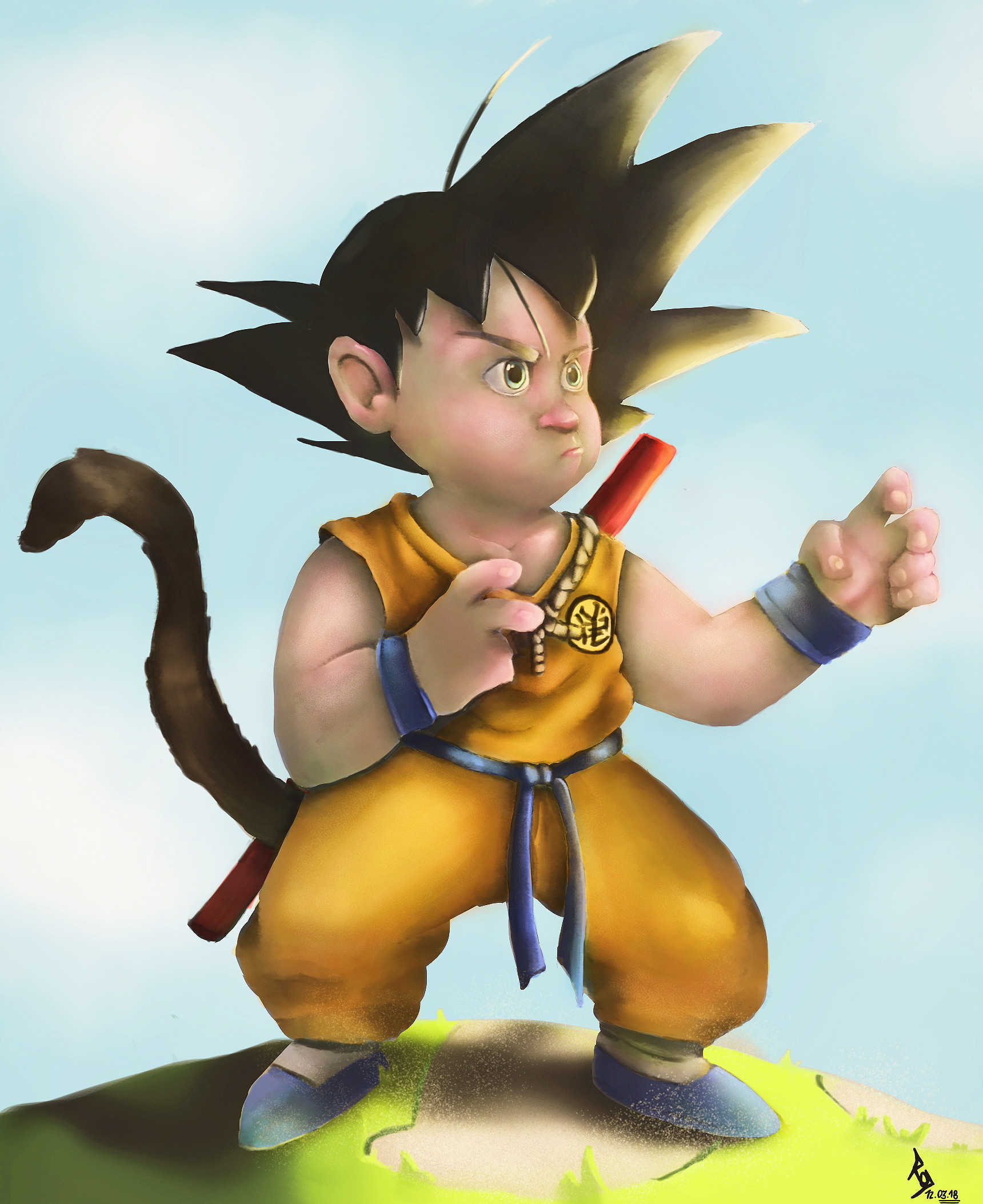 ArtStation - Kid Goku