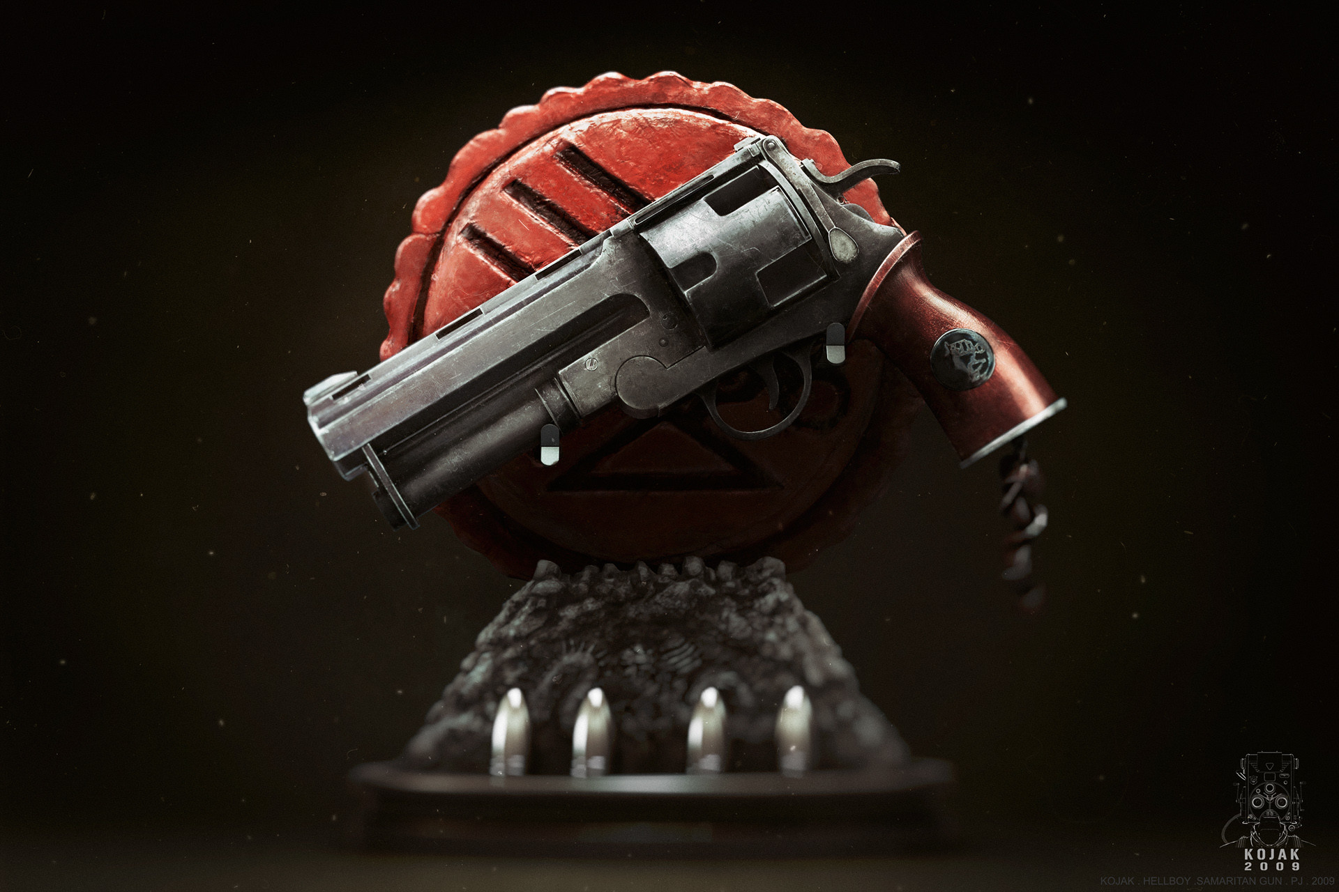 ArtStation - Hellboy, Samaritan Gun