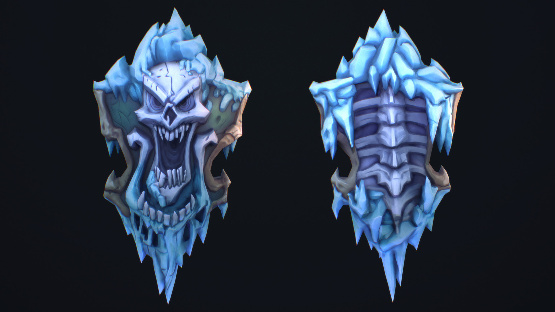 ArtStation - Ice Noss Shield Fan art, Leandro Hewitt