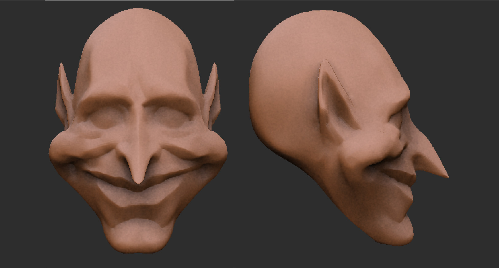 ArtStation - Goblin head mold model
