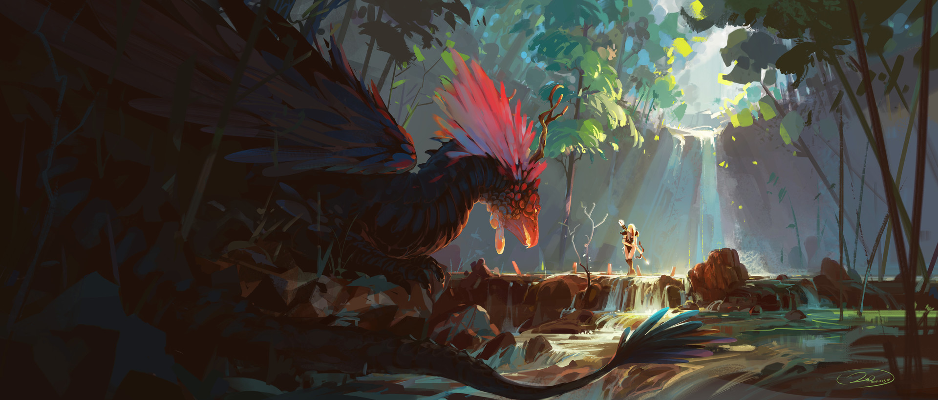 ArtStation - Dragon hunters