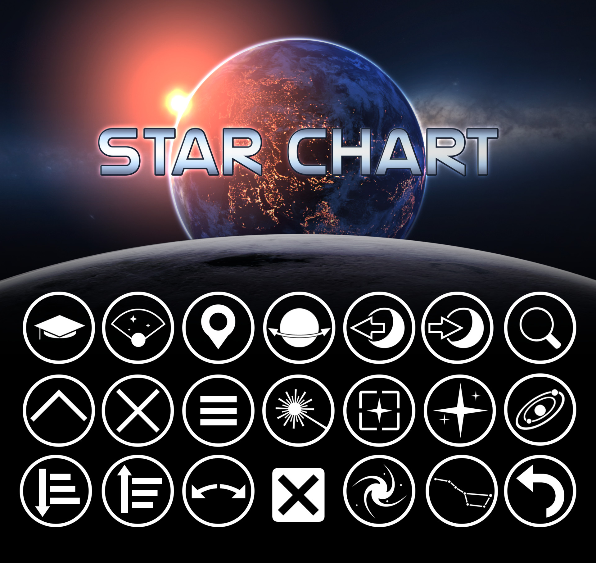 ArtStation - Star Chart UI Design