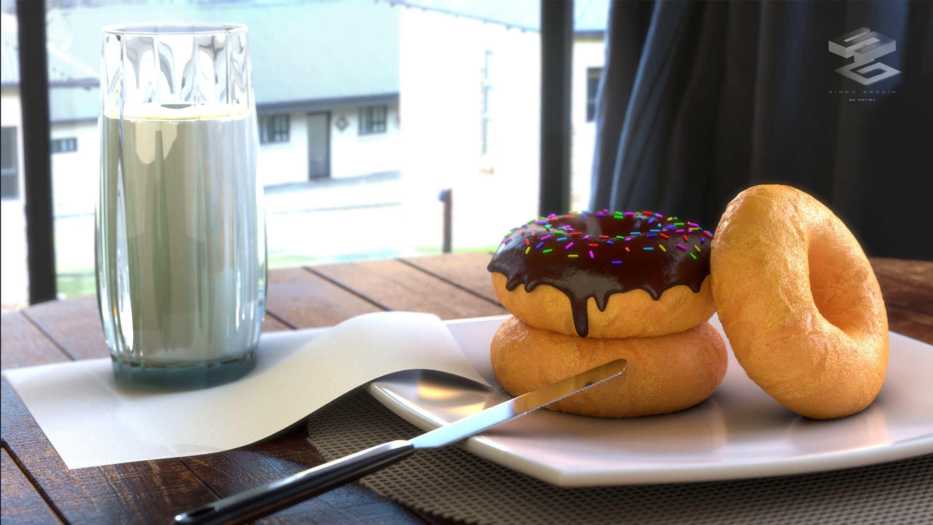 ArtStation - Donuts Render