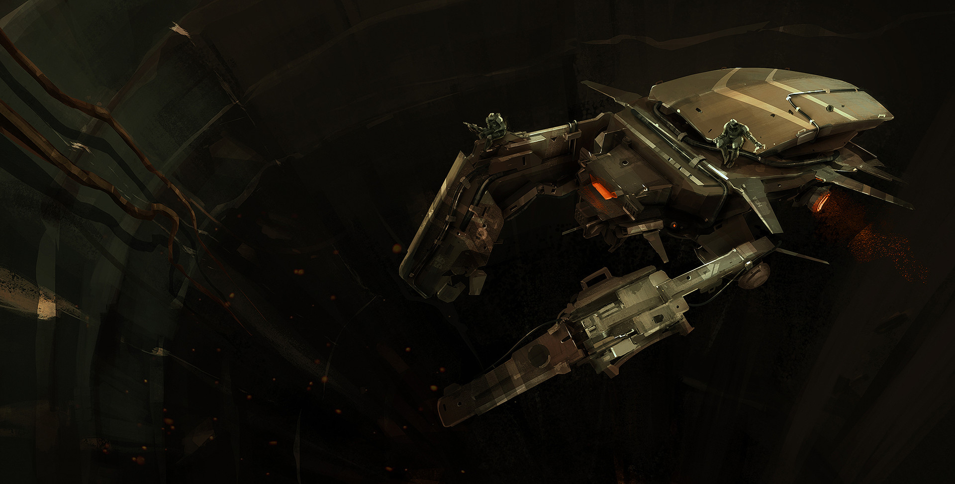 ArtStation - mining drone