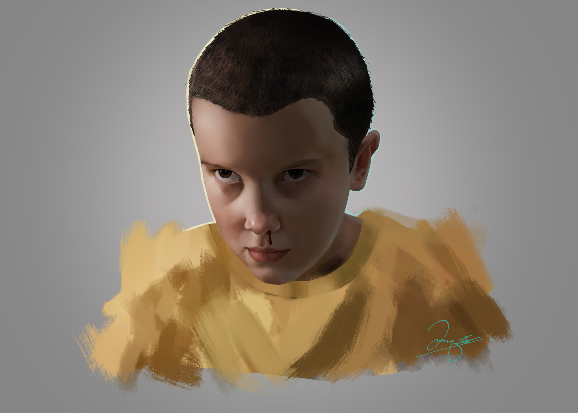 ArtStation - Eleven_Stranger things