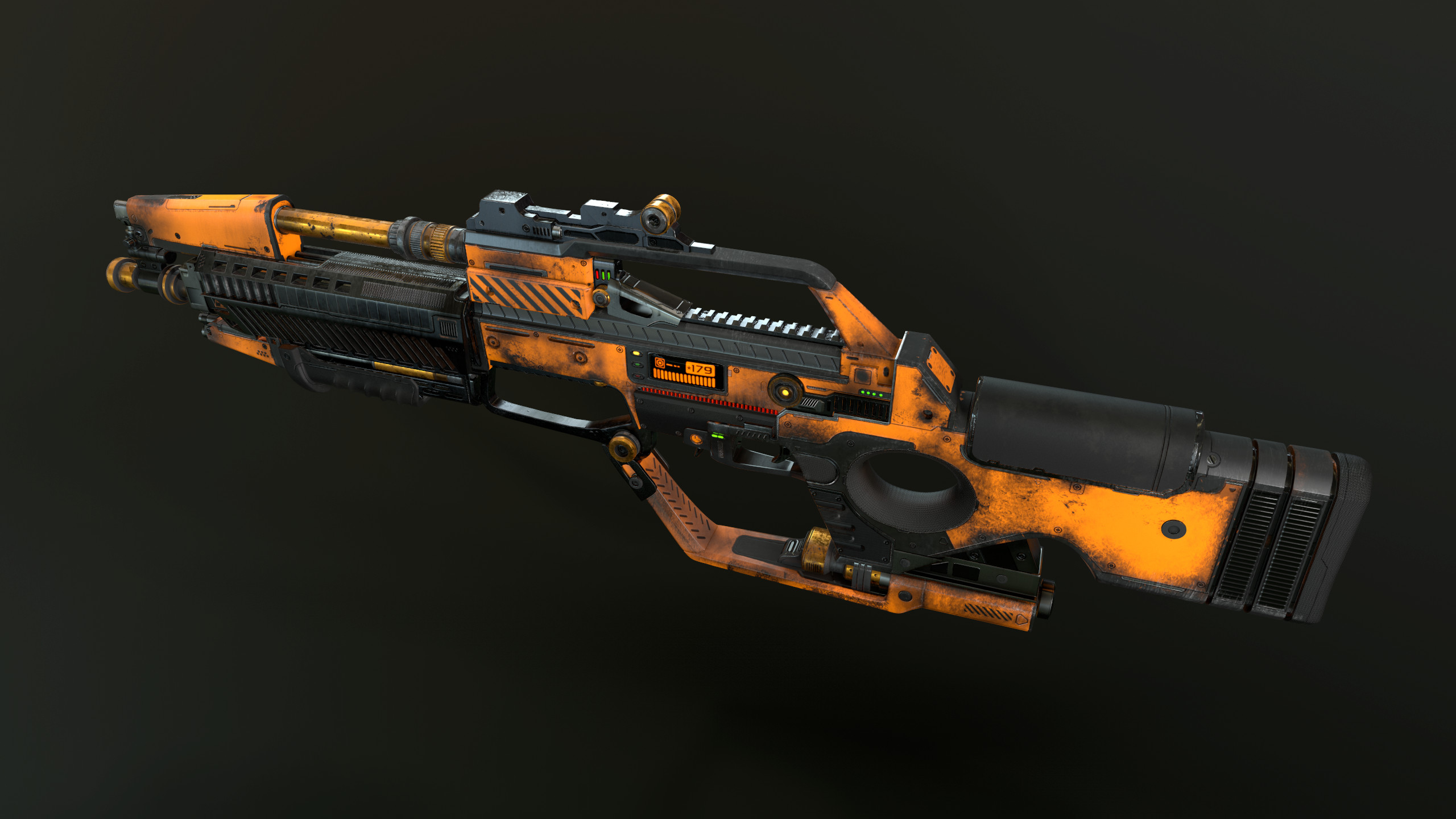 Fred Howard 3D Artist - Concussion Rifle (Energy Weapon)