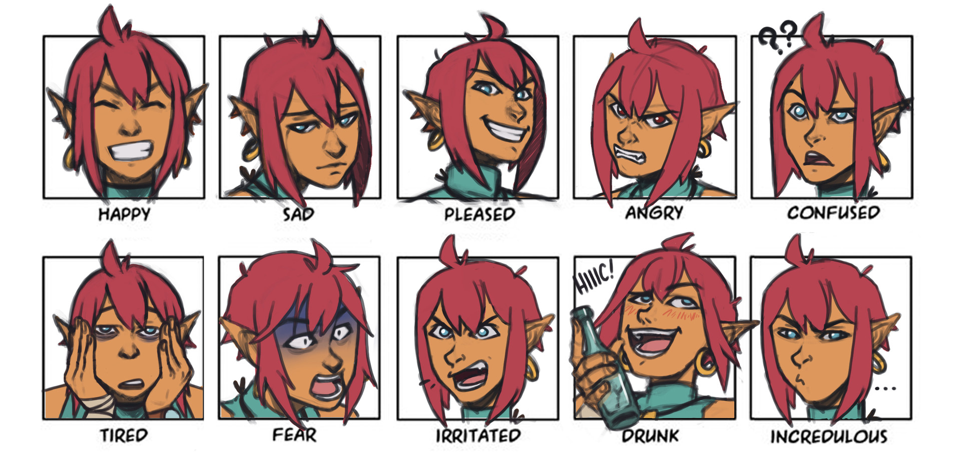 incredulous expression