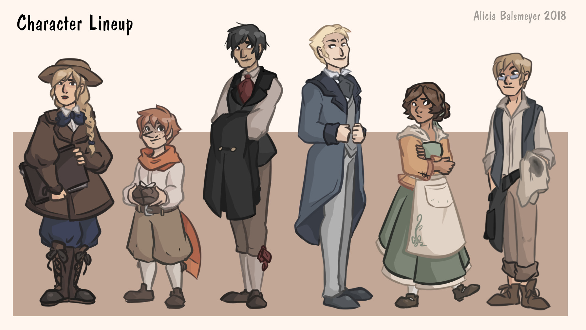 ArtStation - Comic Character Lineup