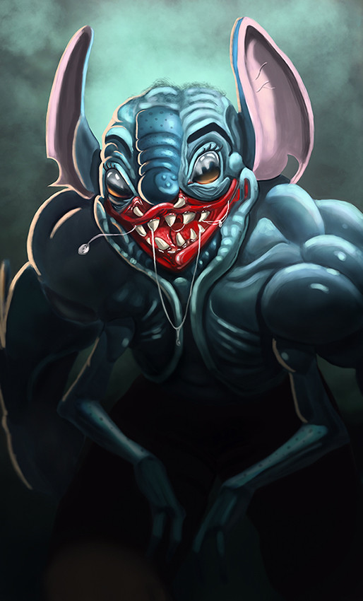 ArtStation - Lilo i Stich. Stich