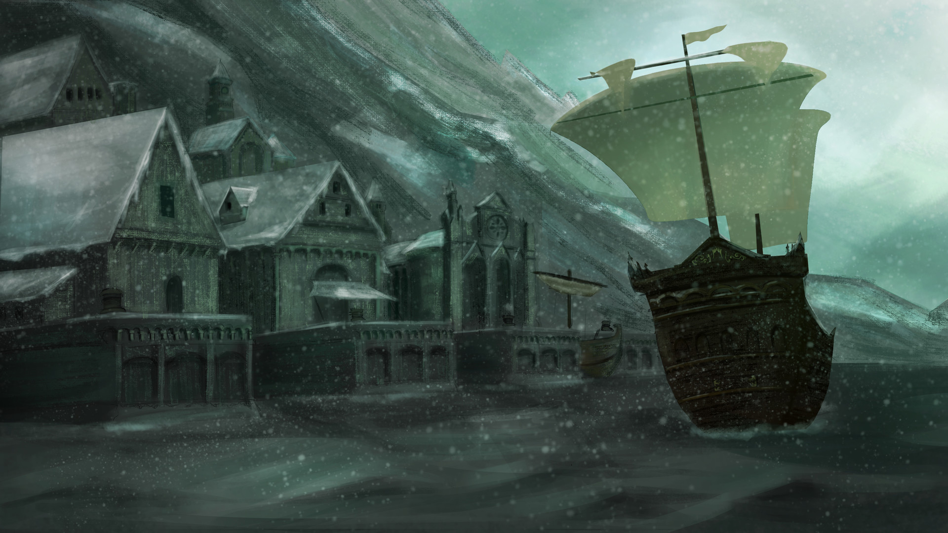 ArtStation - Snow Port