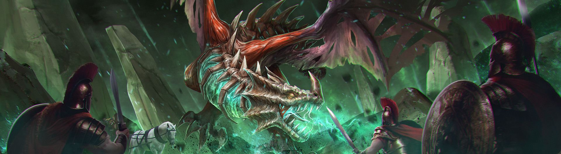 ArtStation - Undead Dragon Splash Screen