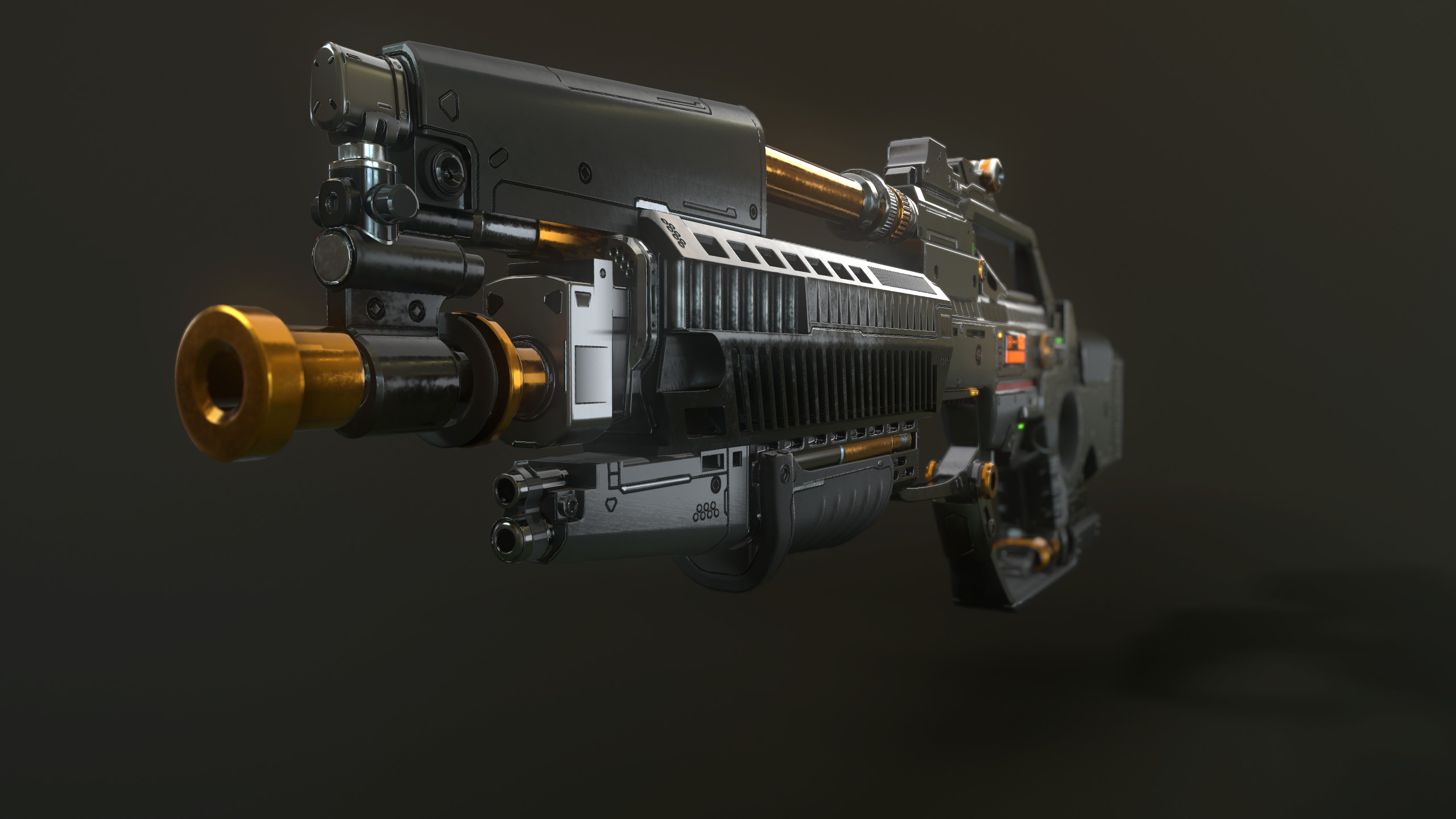 Fred Howard 3D Artist - Concussion Rifle (Energy Weapon)
