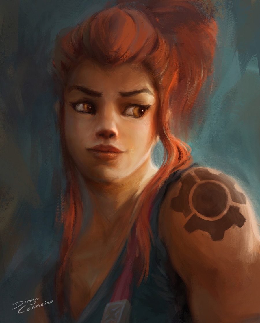 ArtStation - Brigitte fan art