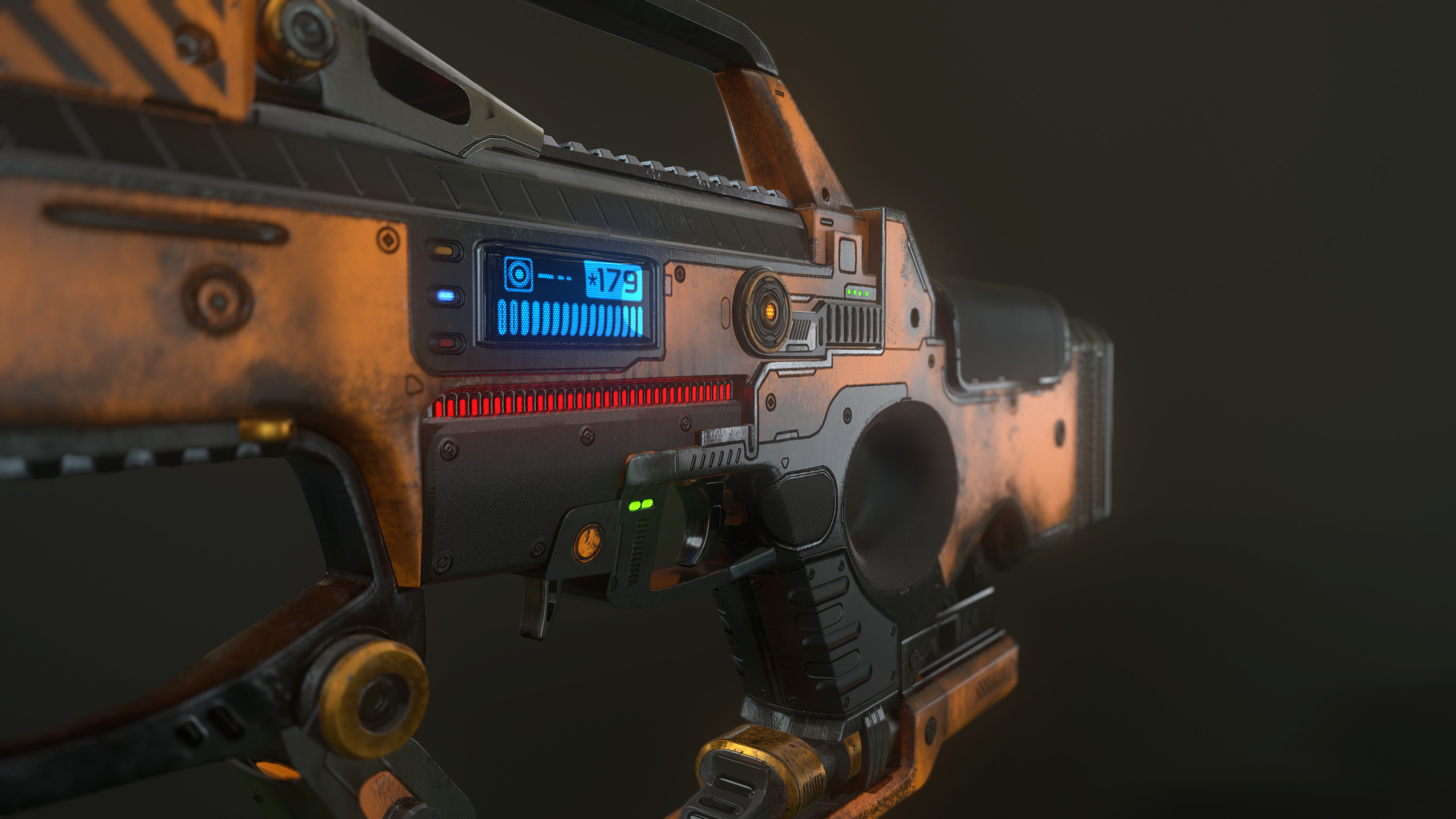 Fred Howard 3D Artist - Concussion Rifle (Energy Weapon)
