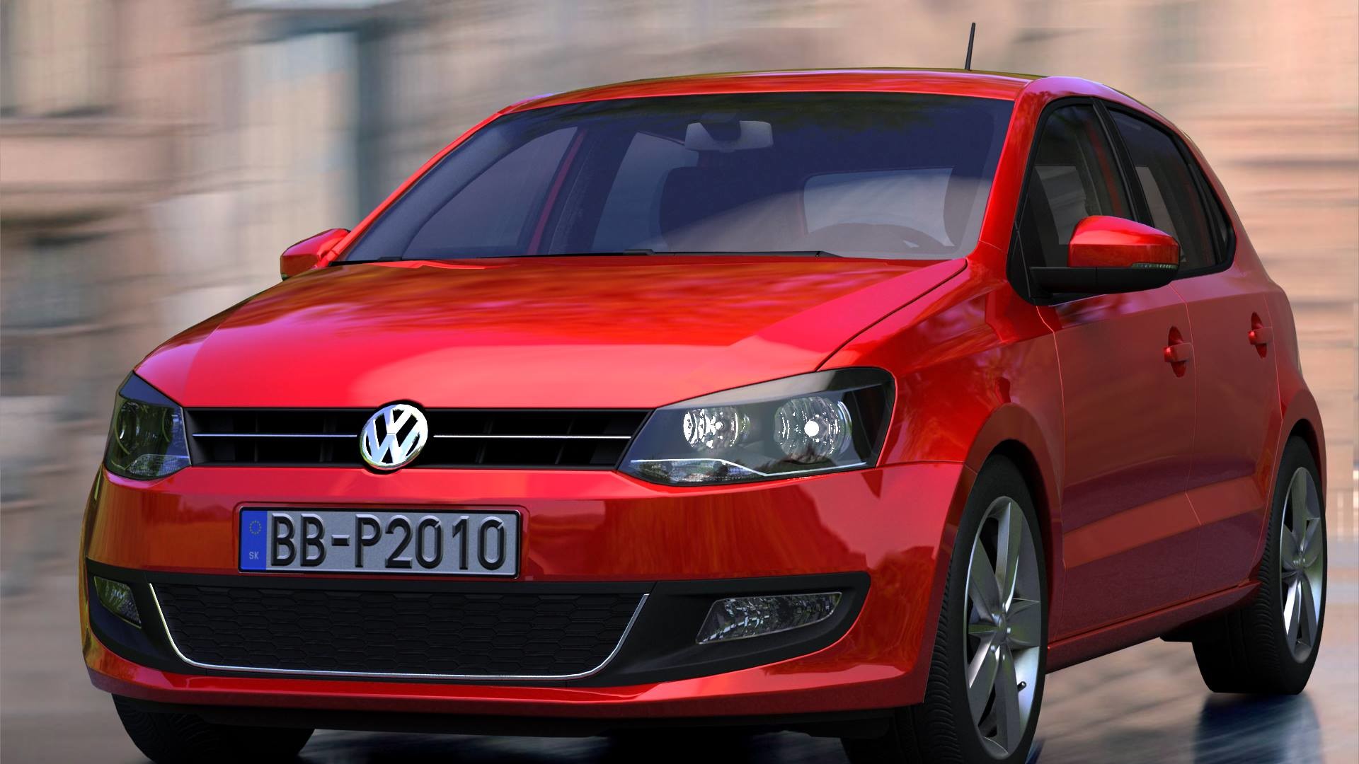 ArtStation - Volkswagen Polo car Lighting and Rendering