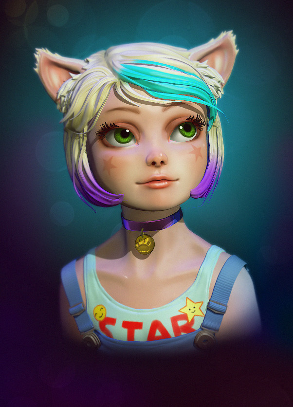 ArtStation - Kitty Cat
