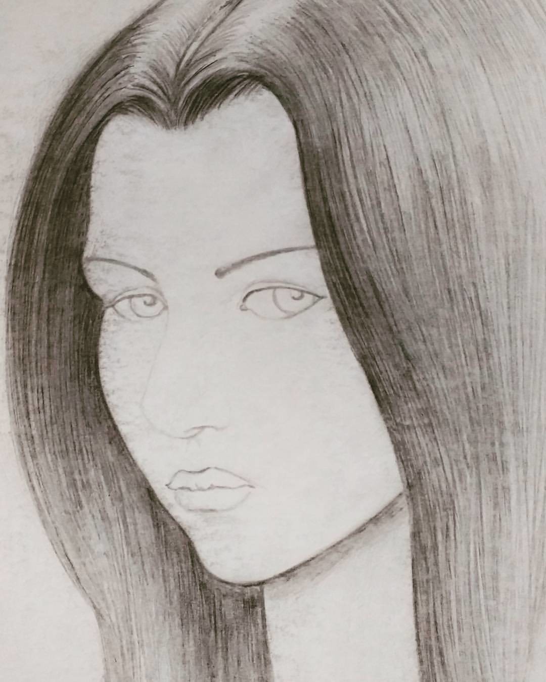 ArtStation - Female Face Drawing