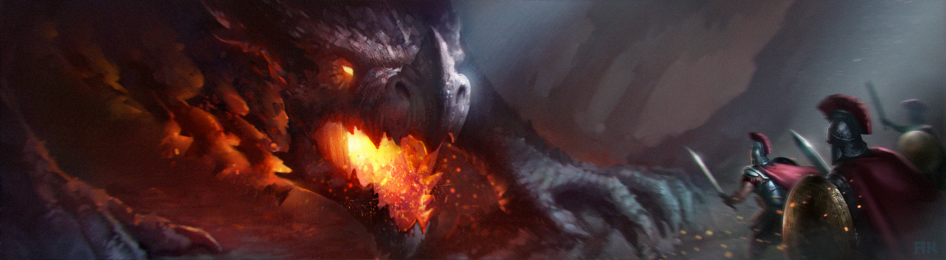 ArtStation - Volcanic dragon