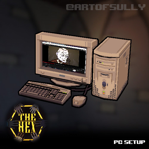 ArtStation - PC Setup (assets for 'The Hex')