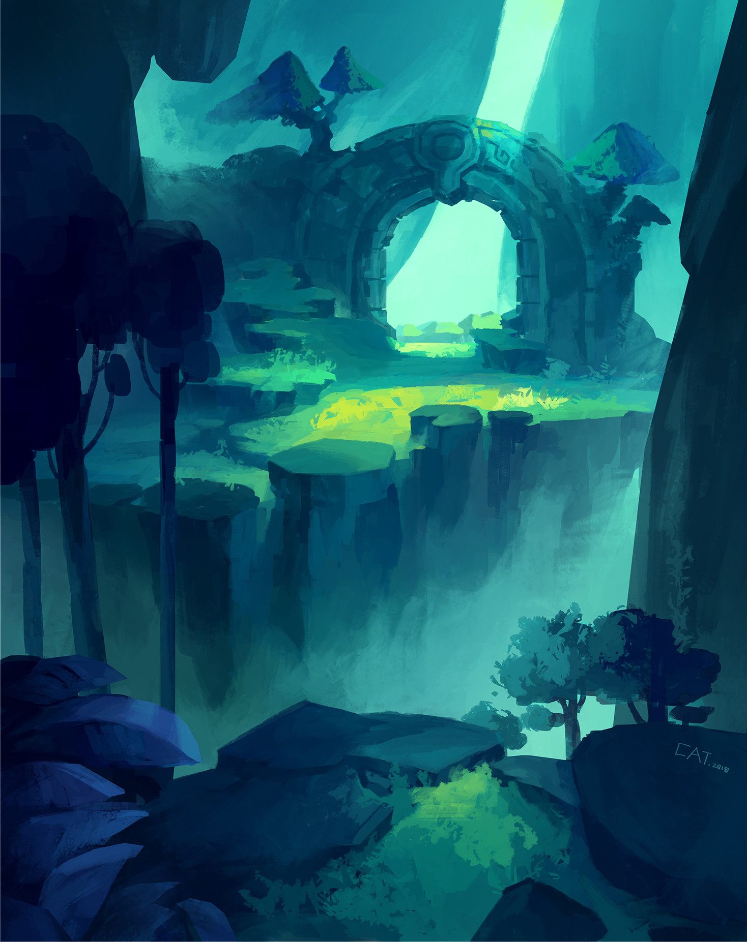 canyon drawing reference