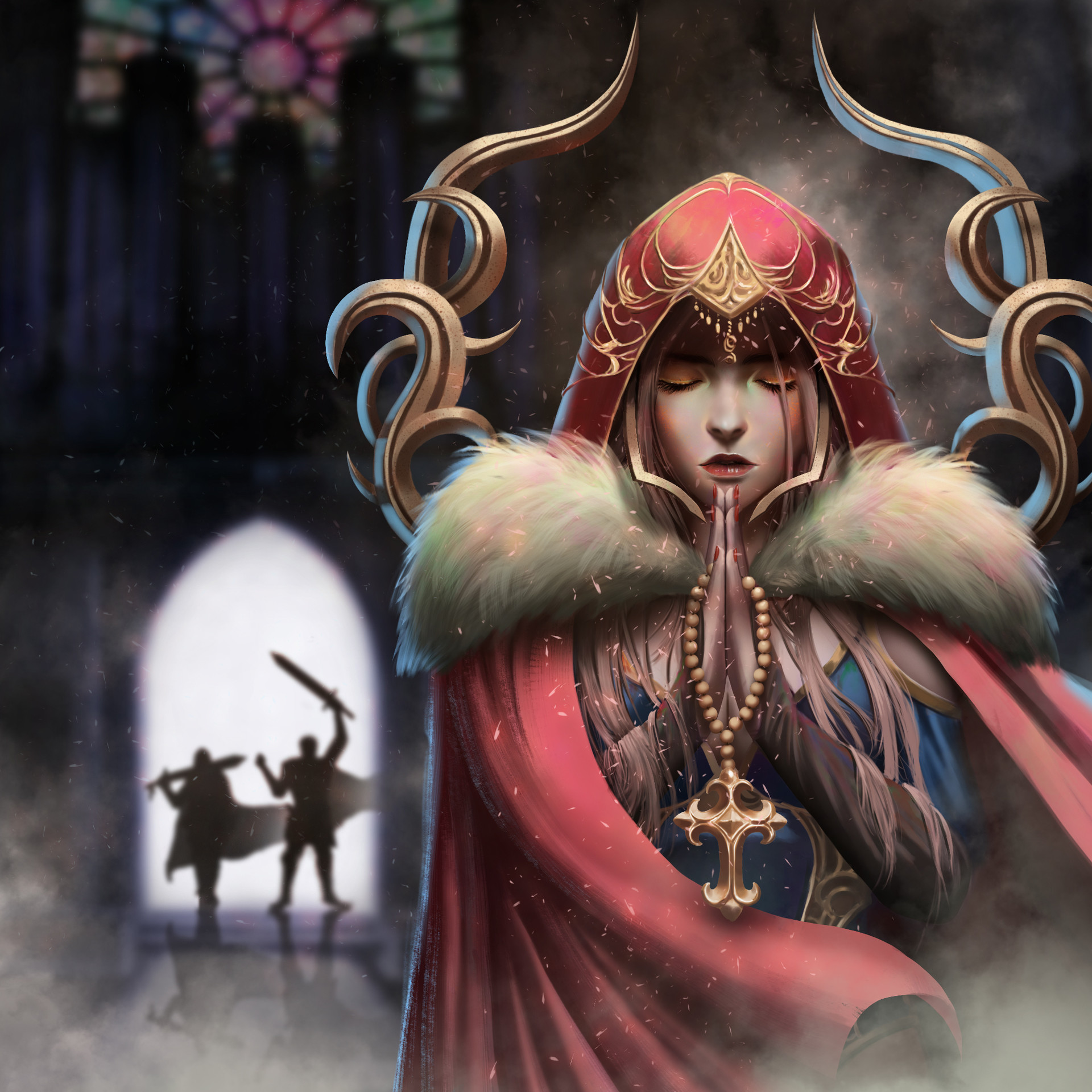 ArtStation - Card game art: Safe Return