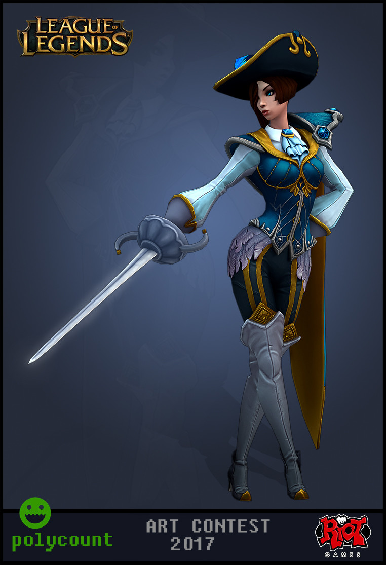 ArtStation - Fiora for Art contest 2017