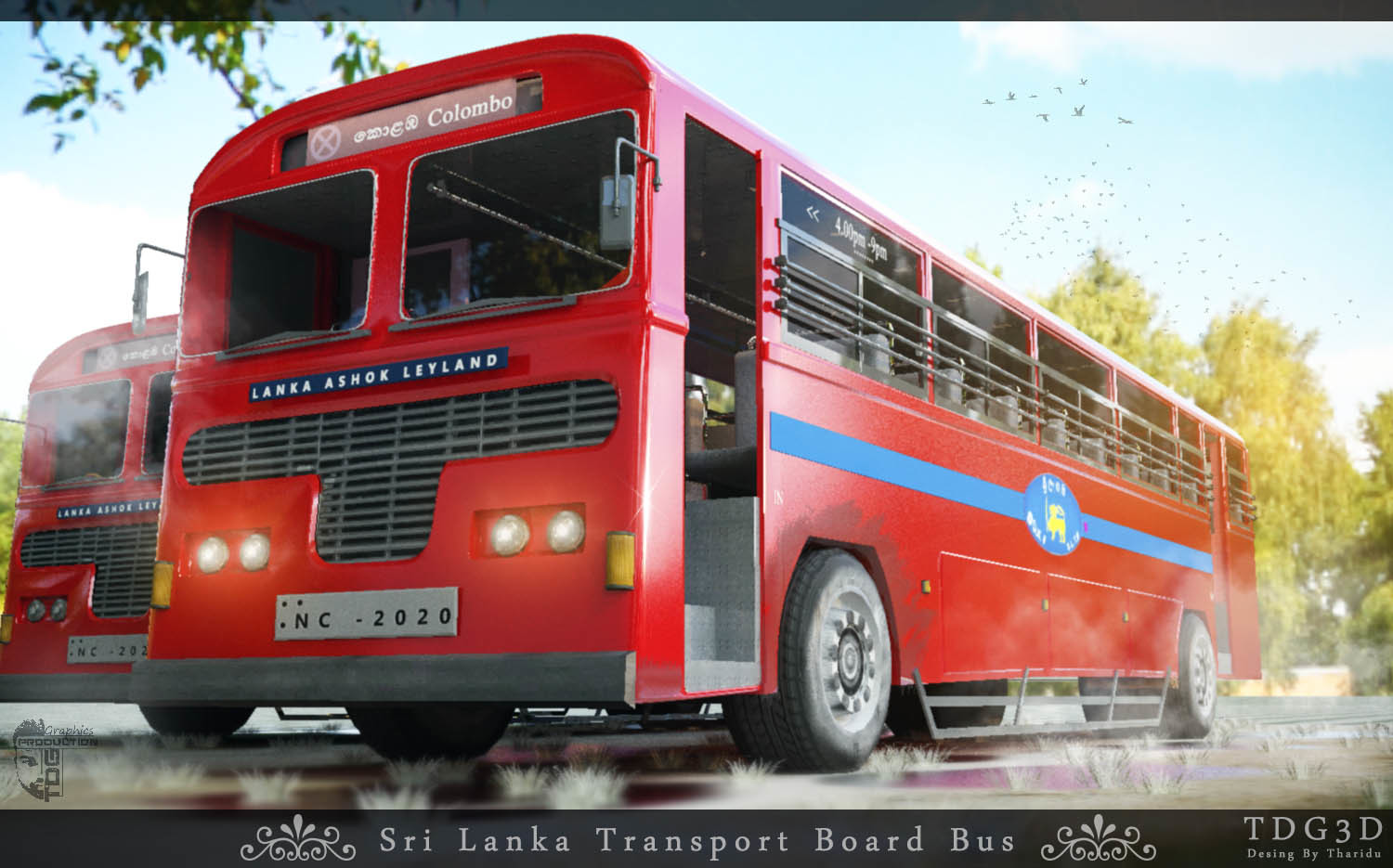 ArtStation - Sri lanka CTB bus...