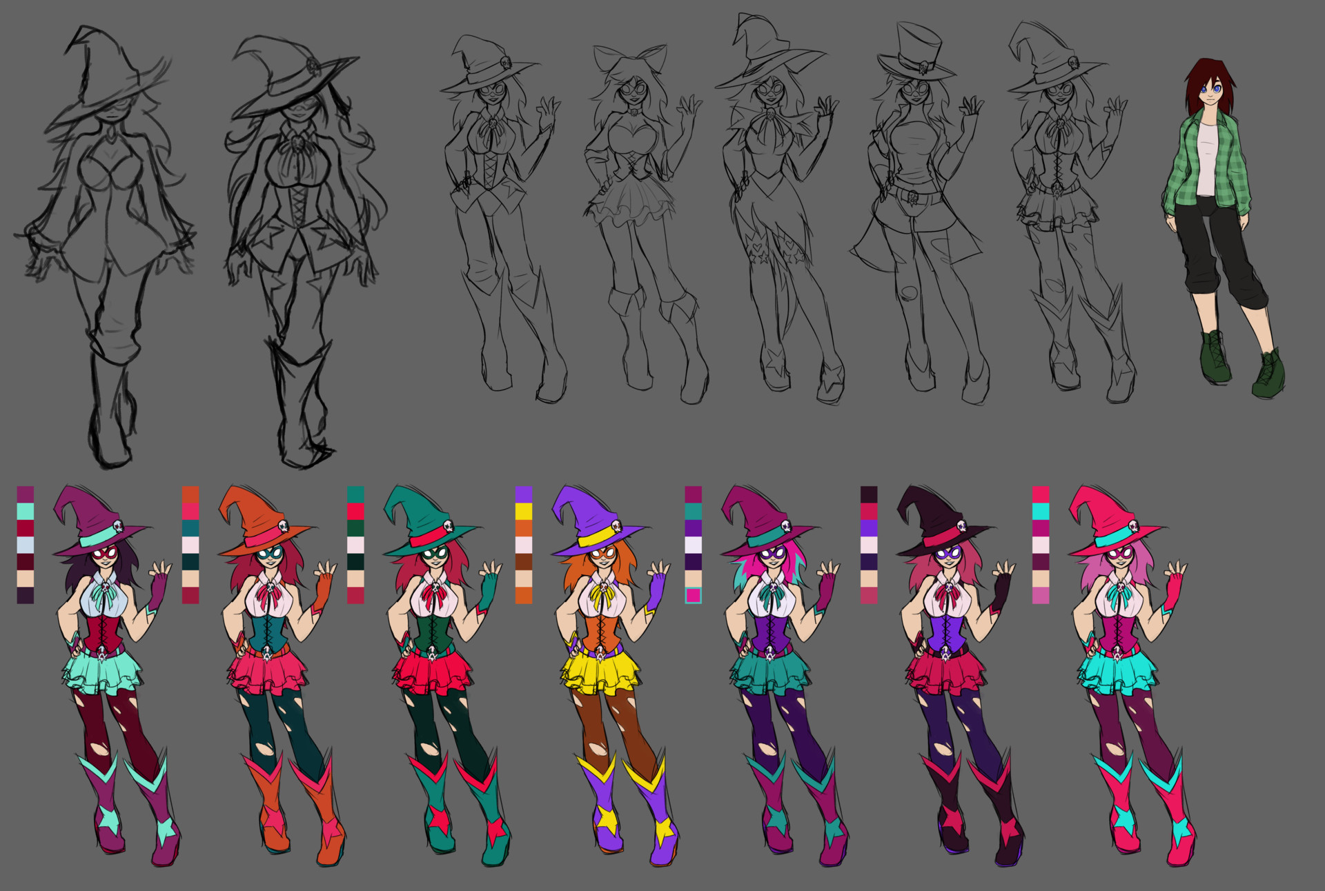 ArtStation - "Wicked" character concept