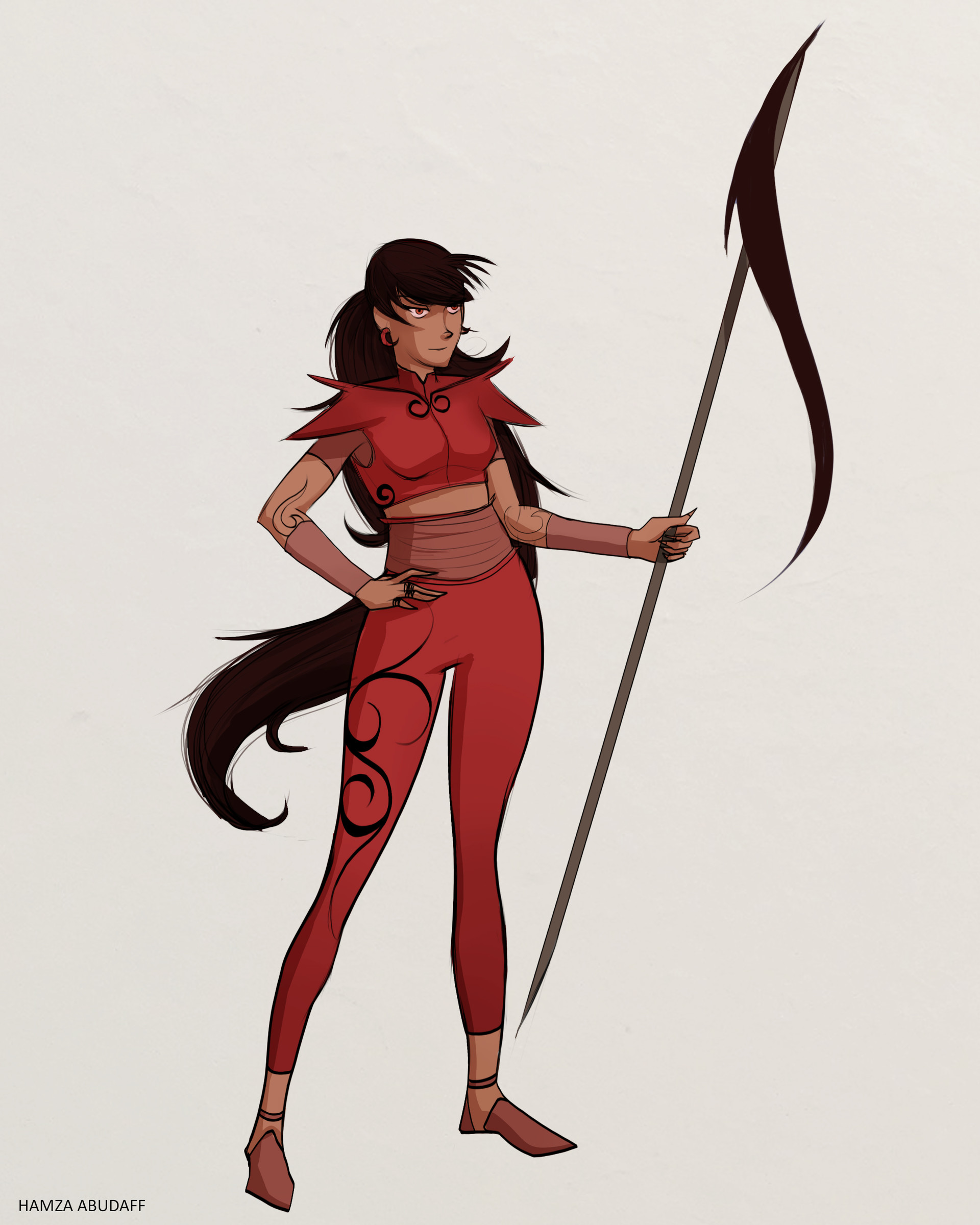 Artstation Fire Nation Girl