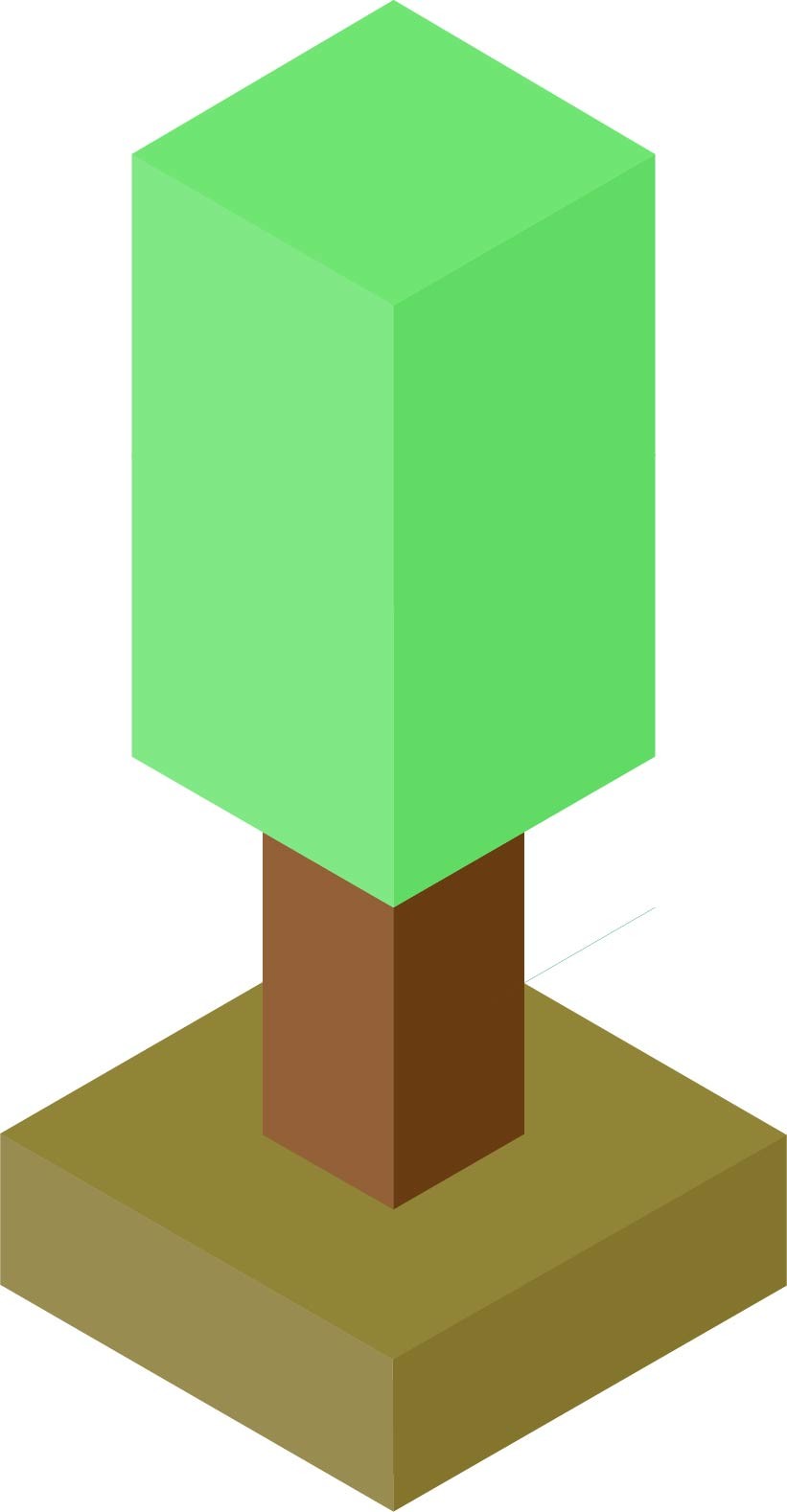 ArtStation - Tree (Isometric Art)