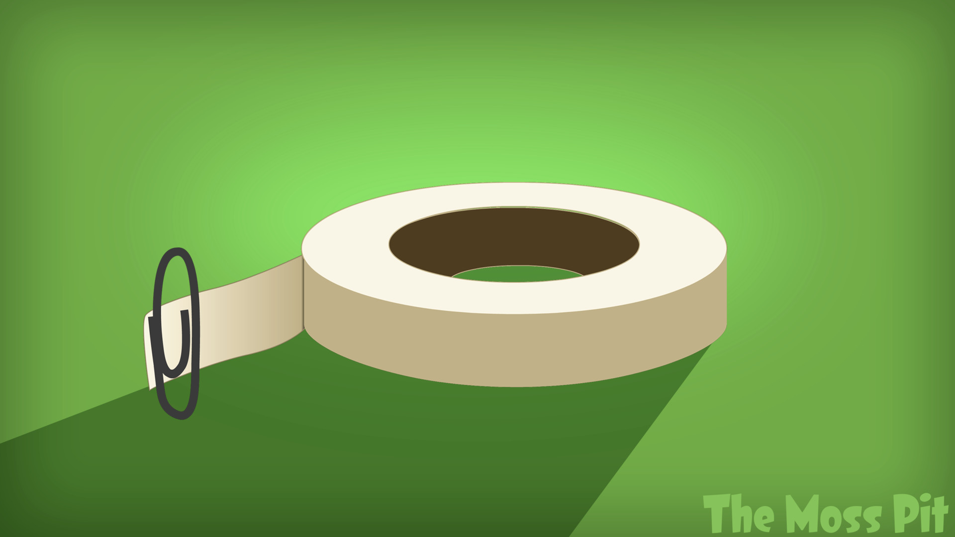 ArtStation - The Moss Pit: Tape and Paper Clip Hack!