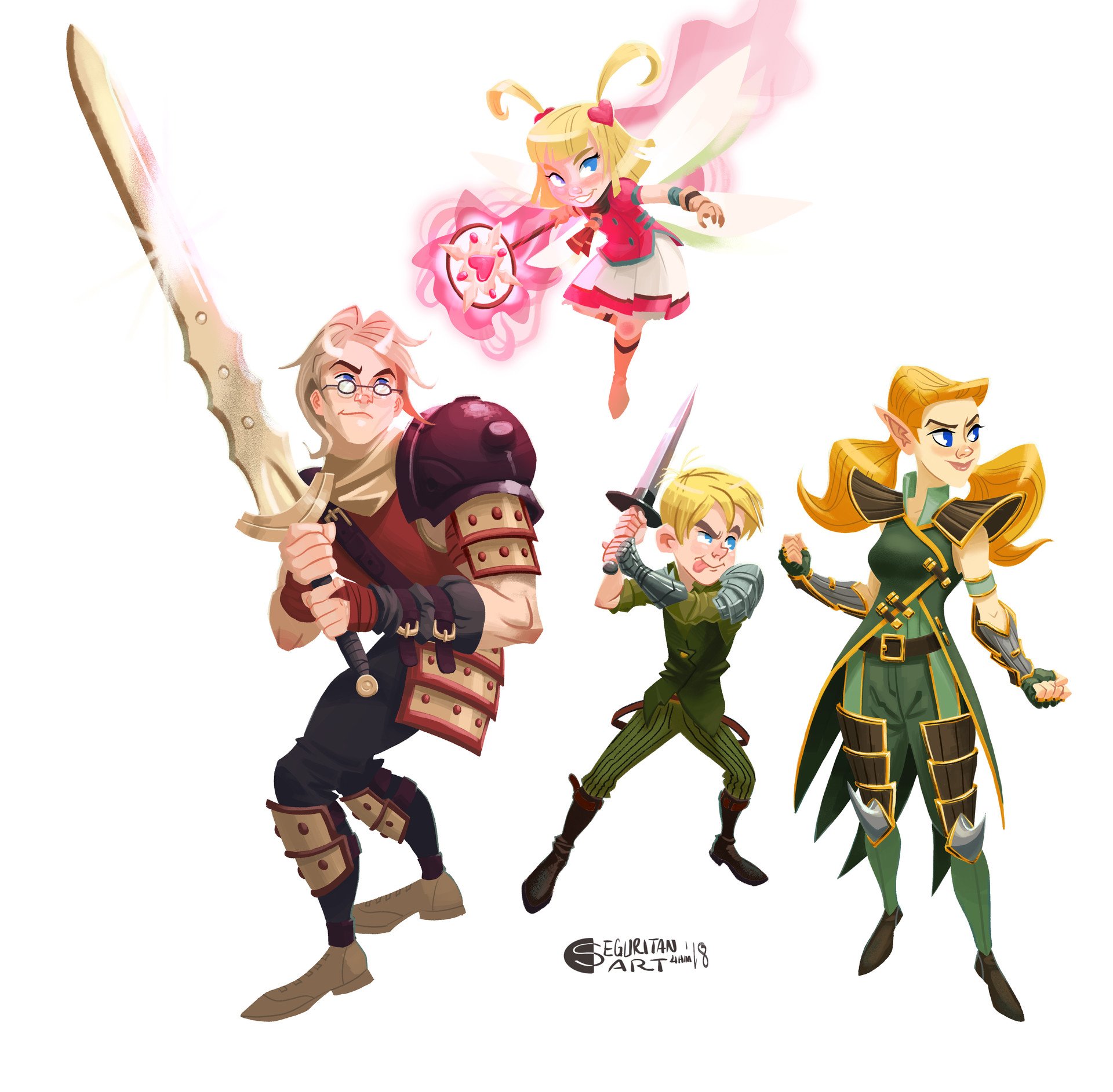 ArtStation - Family RPG Heroes