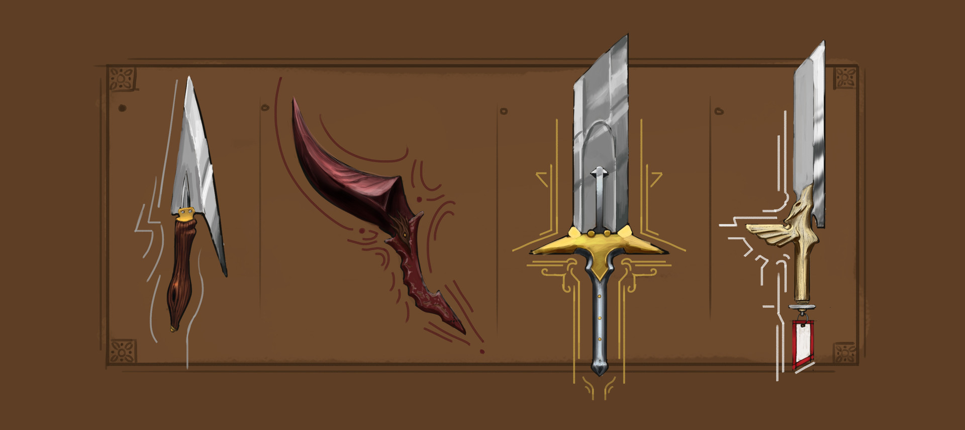 ArtStation - Fantasy Weapon Designs