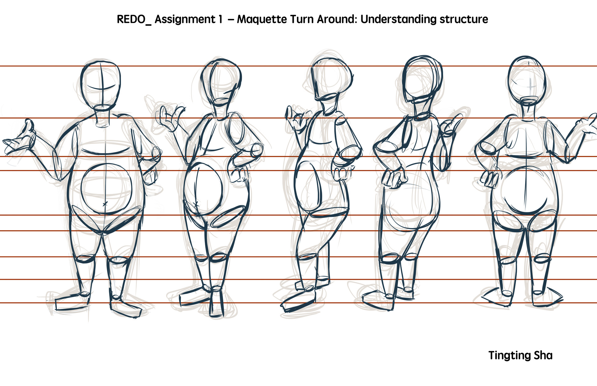ArtStation - Turn Around Character Design