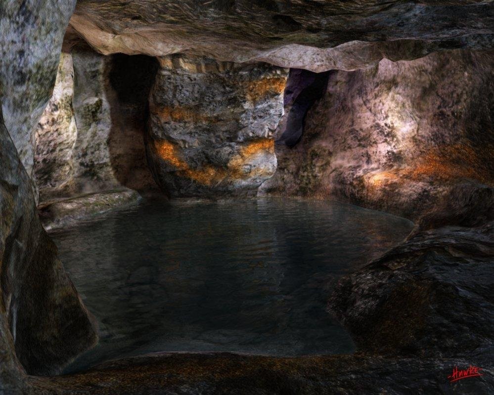 ArtStation - Underground Pond