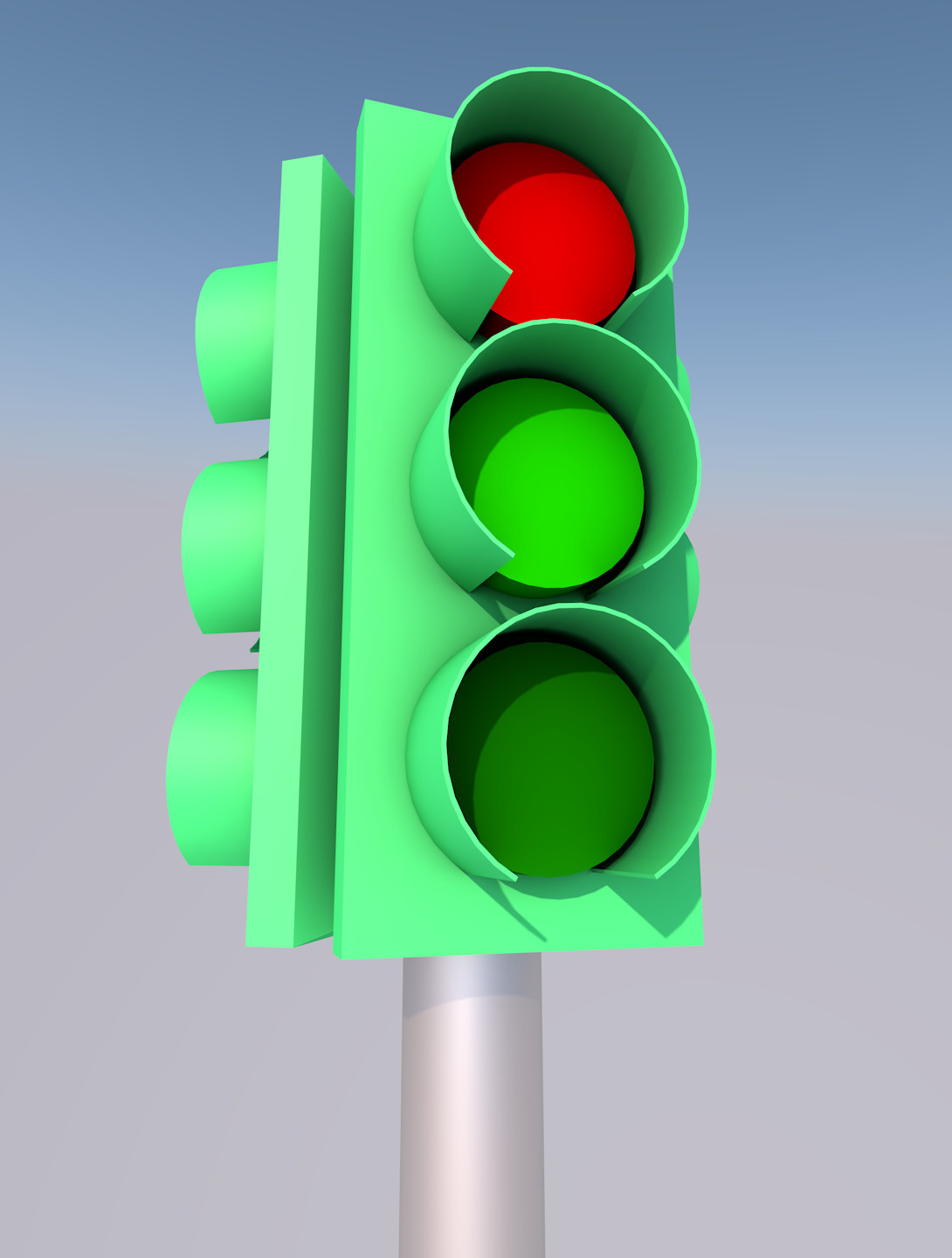 ArtStation - Simple Traffic Light