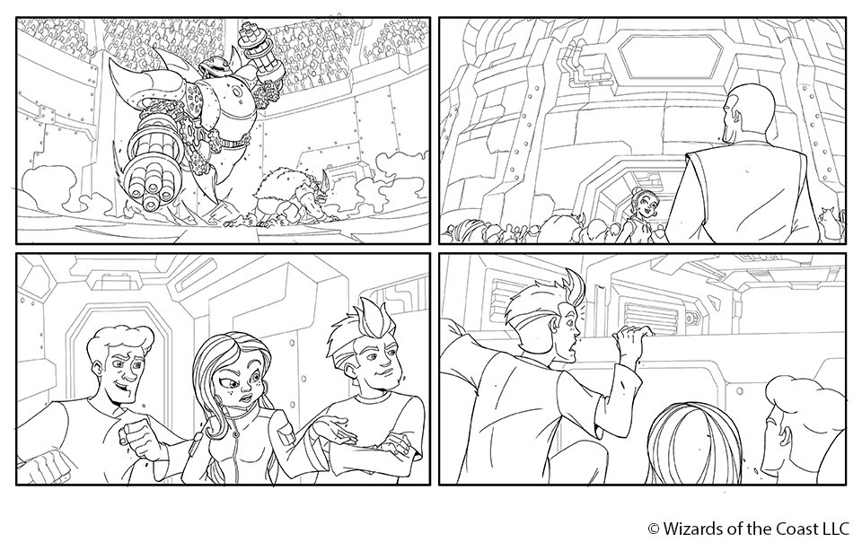 kaijudo duel masters coloring pages