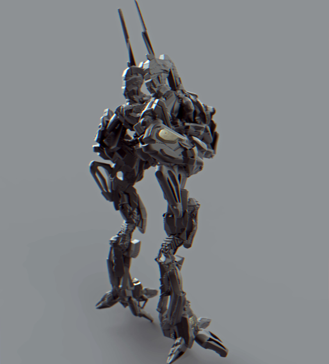 Manthos Lappas - Bipedal Mech Design