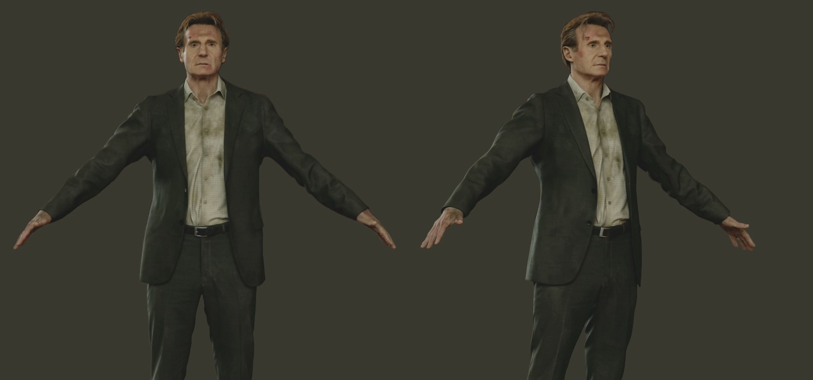 Antonio Mosssucca - Liam Neeson digital double